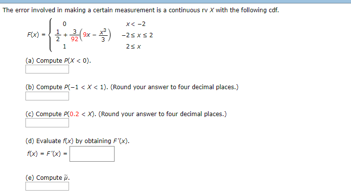 Solved The error involved in making a certain measurement is | Chegg.com
