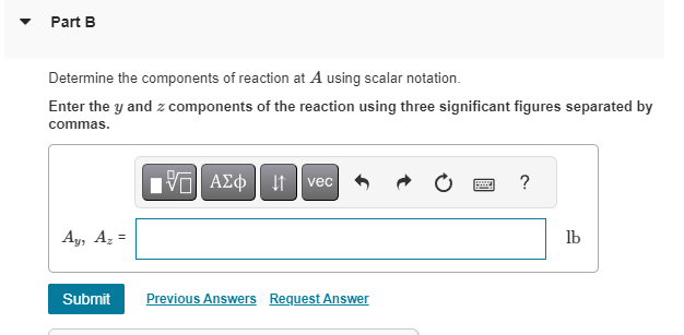 FigureDetermine the components of reaction at A using | Chegg.com