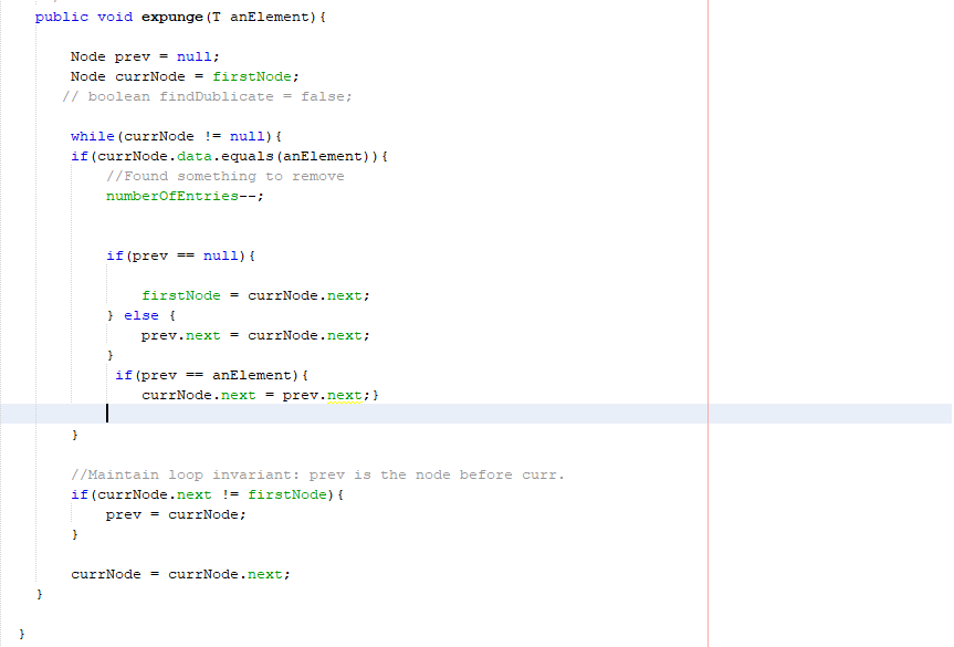 Solved so i have a method which remove duplicated elements | Chegg.com