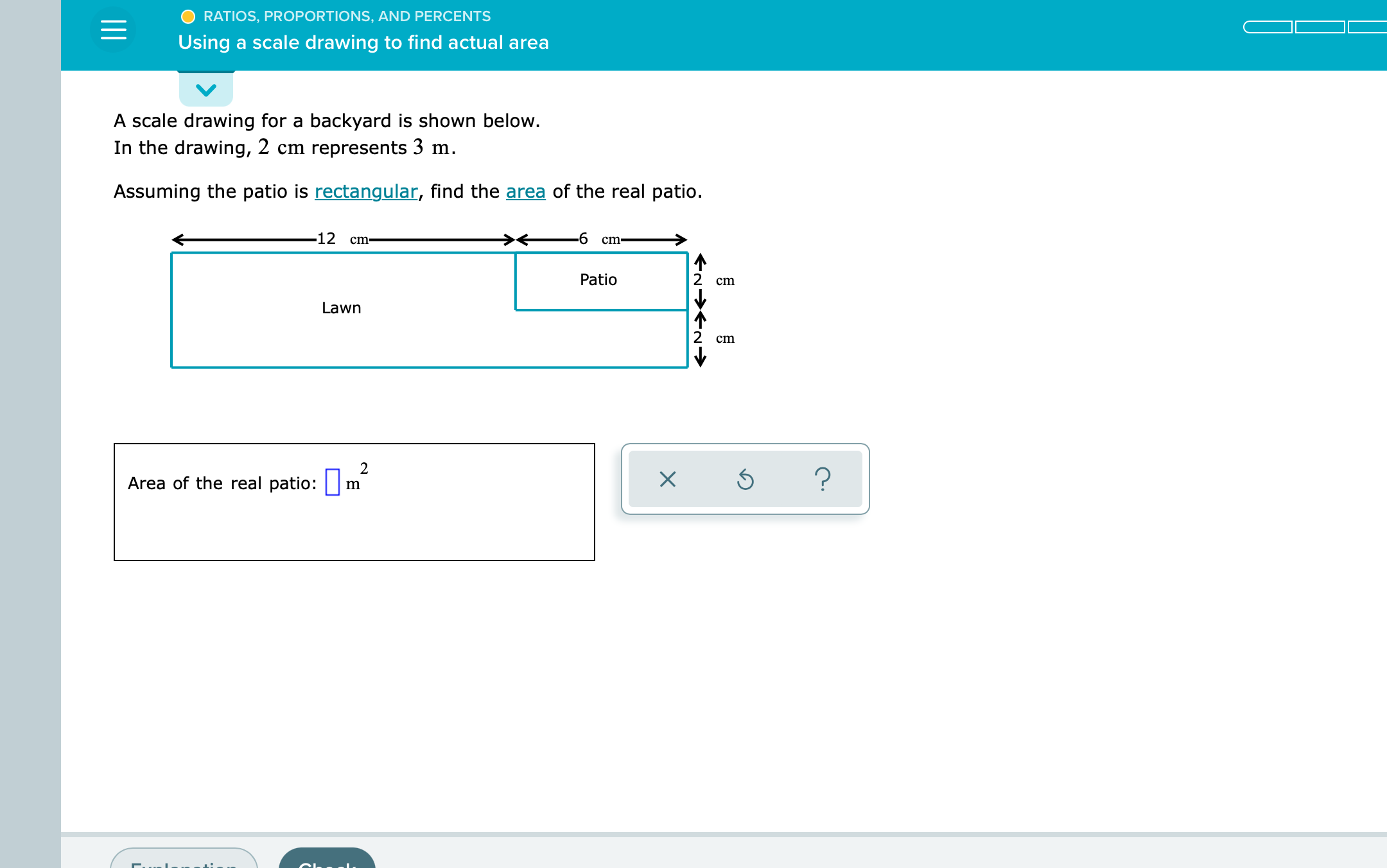 Solved = RATIOS, PROPORTIONS, AND PERCENTS Using a scale | Chegg.com