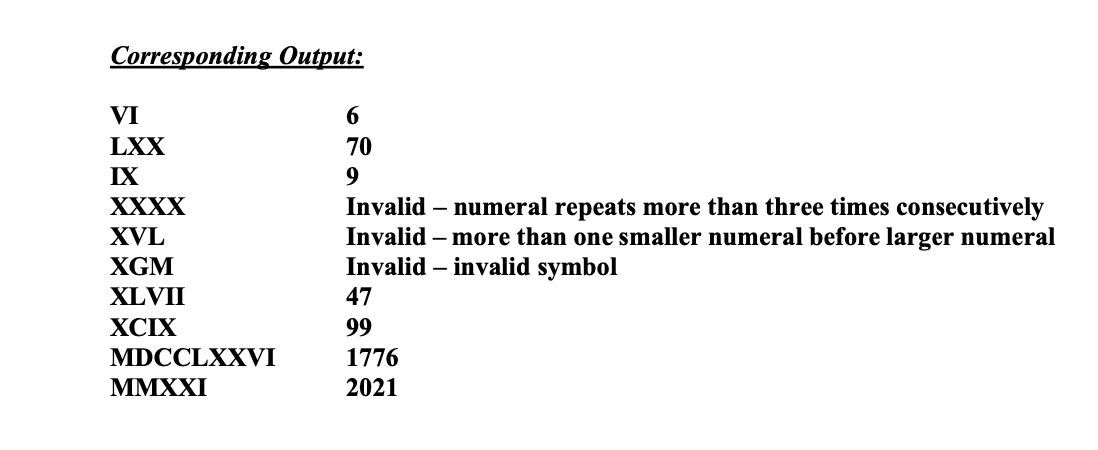 Introduction Roman numerals are a number system that | Chegg.com