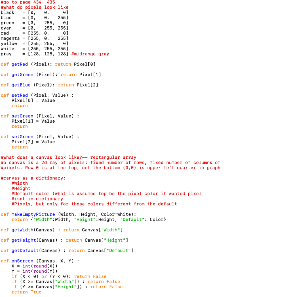 Solved 255, #go to page 434-435 #what do pixels look like | Chegg.com