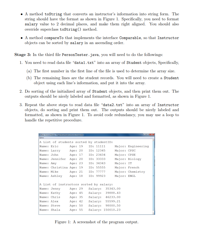 Solved 1 Description of the Program In this assignment, you | Chegg.com