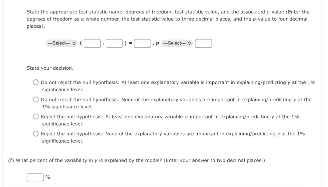 Solved The Analysis of Variance (ANOVA) Table 2: The ANOVA | Chegg.com
