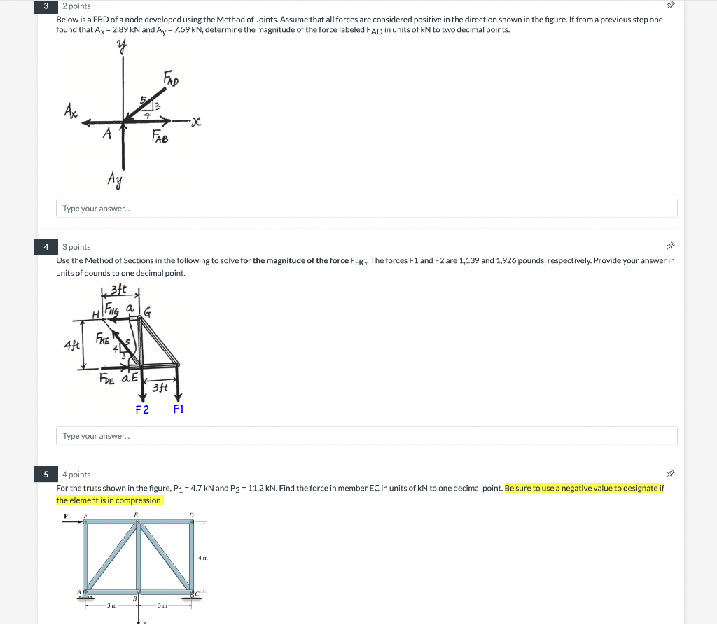 Solved Below is a FBD of a node developed using the Method | Chegg.com