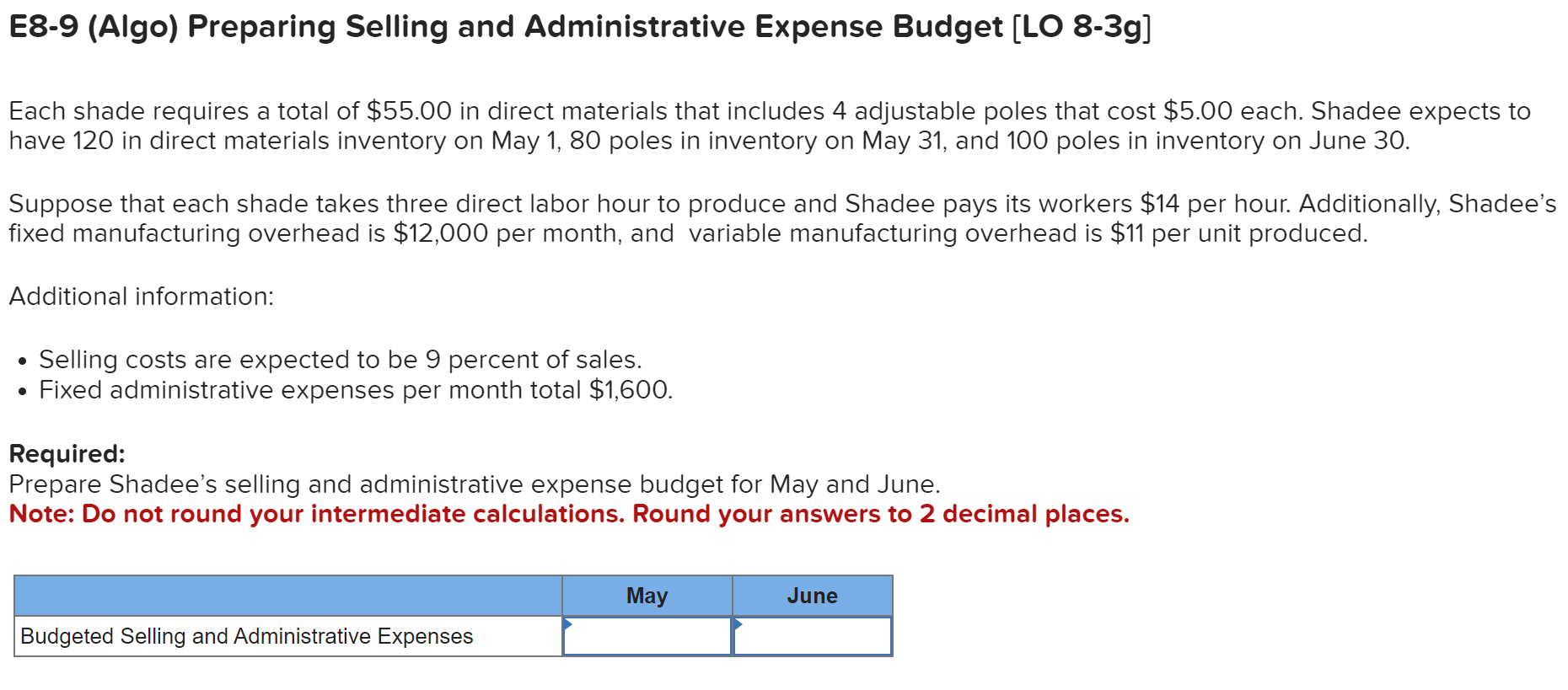 Solved Required information SB Exercise E8-5 to E8-10 [The | Chegg.com