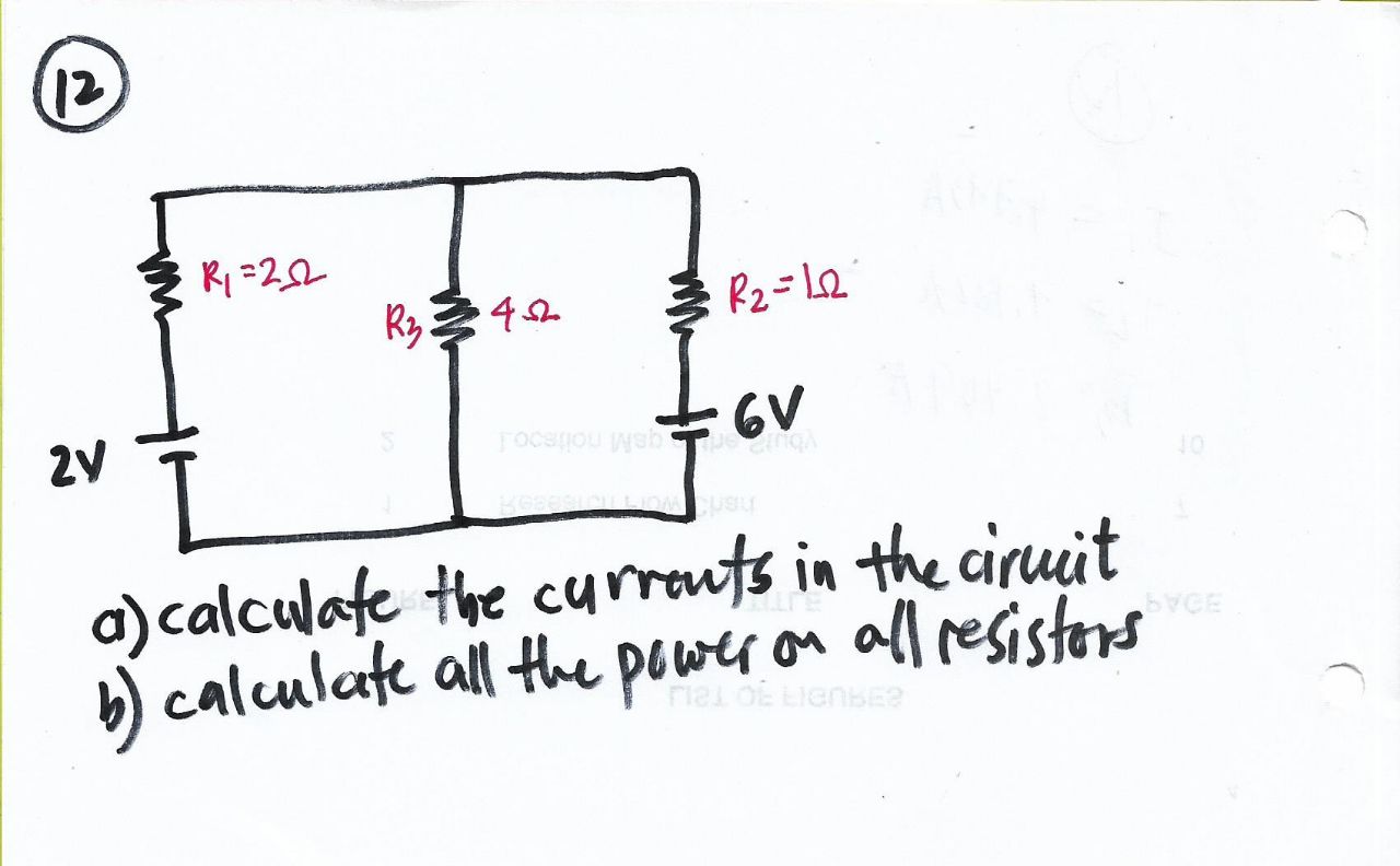 Solved Solution in KCL and KVLa) Calculate the current in | Chegg.com