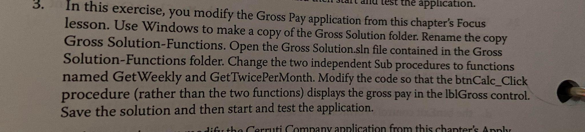 I need help with a project in Visual Basics 2017 | Chegg.com