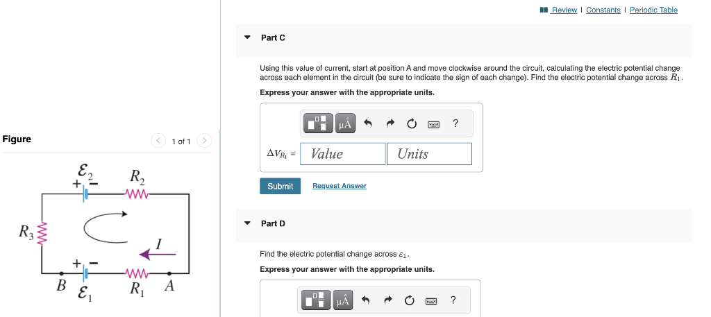 Solved Write Kirchhoff's loop rule (clockwise) for the | Chegg.com