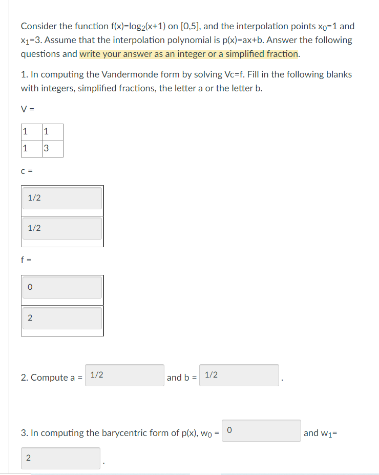 Solved Consider the function f(x)=log2(x+1) on (0,5), and | Chegg.com