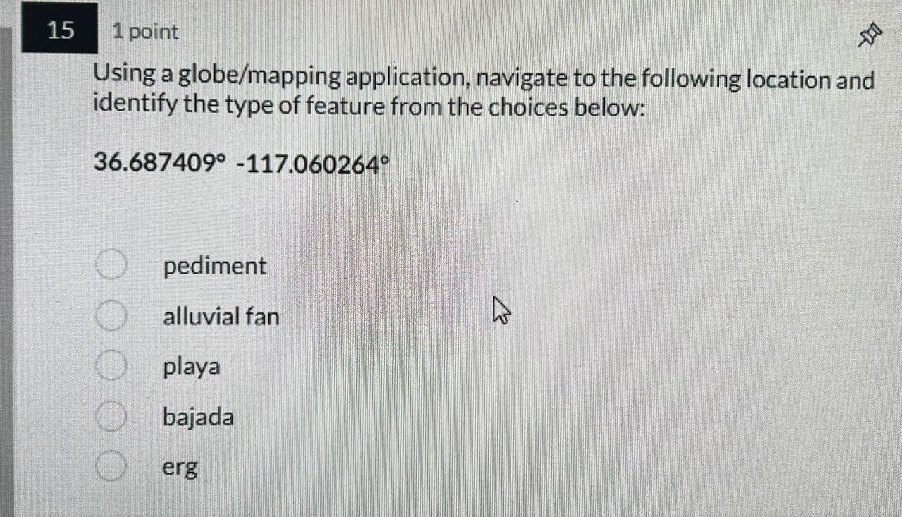 Solved Using a globe/mapping application, navigate to the | Chegg.com