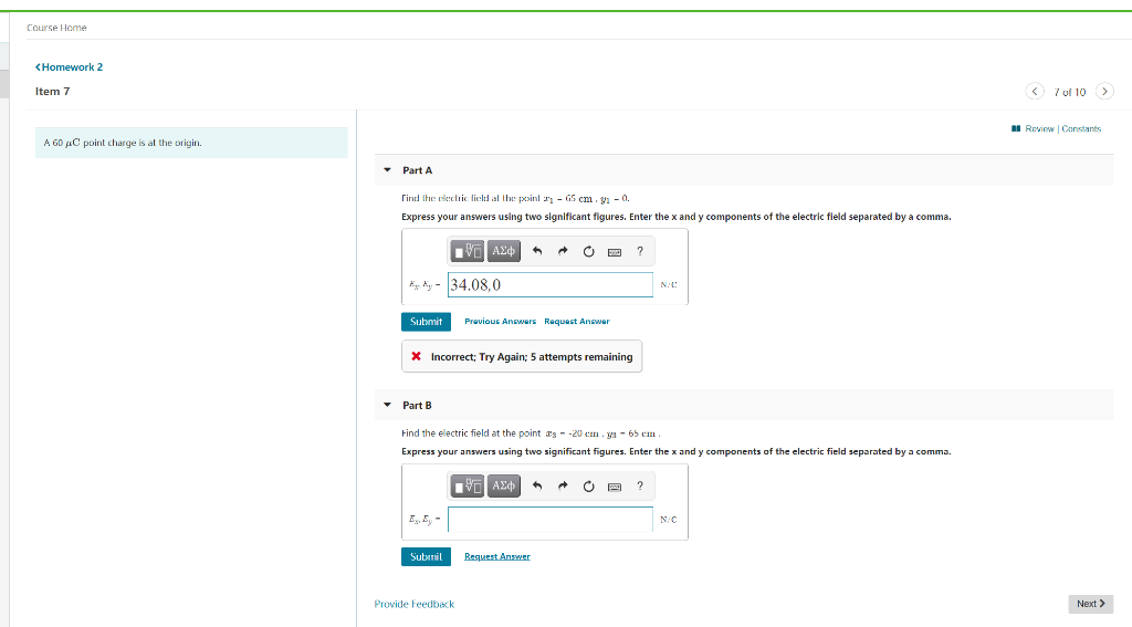 Solved Course Home | Chegg.com