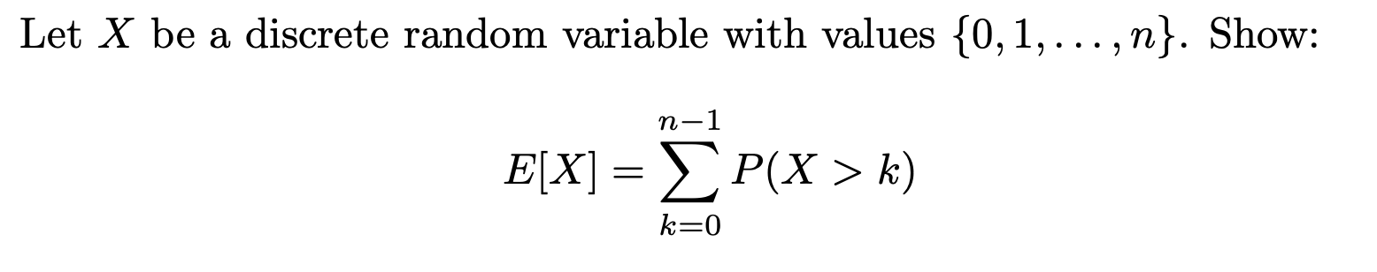 Solved Let X be a discrete random variable with values | Chegg.com