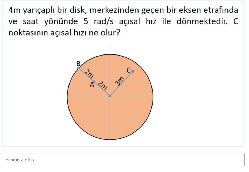Solved A 4m radius disk rotates around an axis through its | Chegg.com