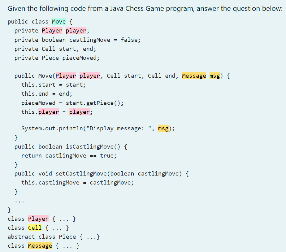 Solved a) What is the kind of association between classes | Chegg.com