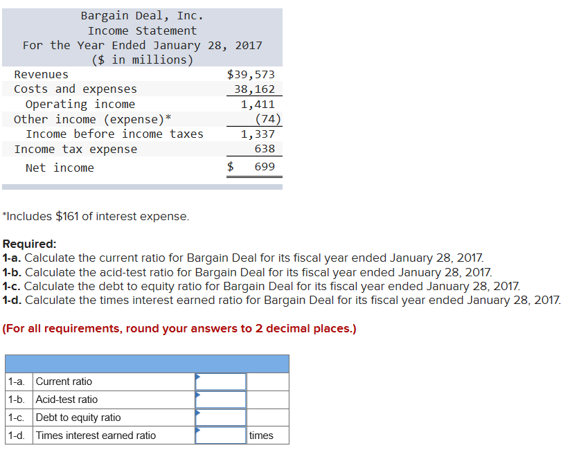 Solved Bargain Deal, Inc., is a leading retailer | Chegg.com