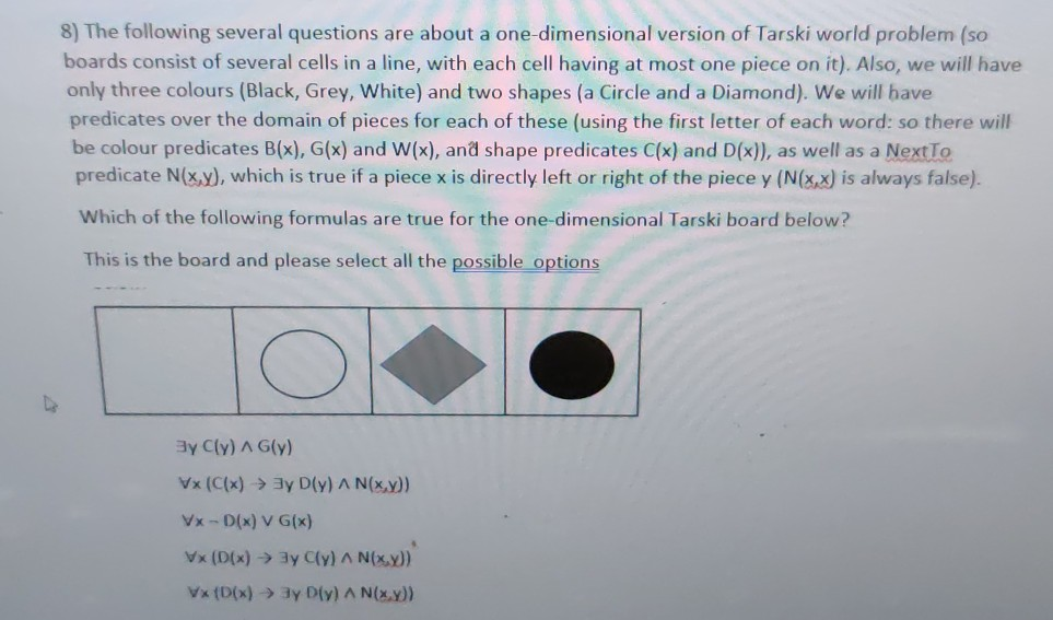 Solved 8) The following several questions are about a | Chegg.com