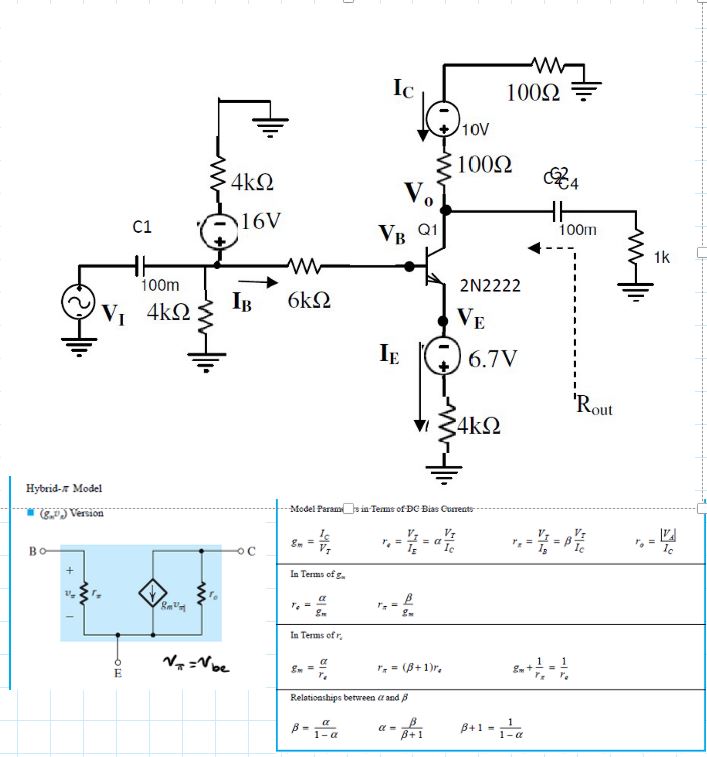 Solved Solve for Vo/vi using small signal pi model. Please | Chegg.com