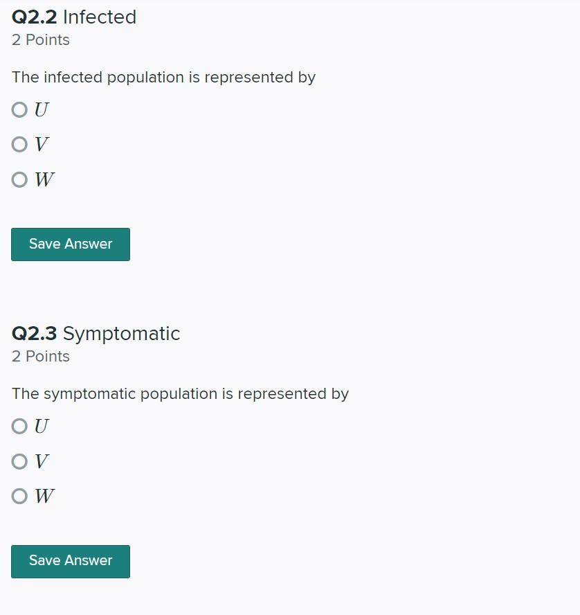 Solved A simple model of infectious disease spread (for | Chegg.com