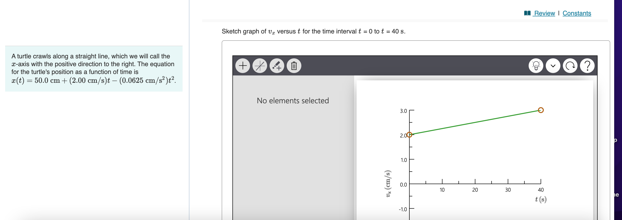 Solved A turtle crawls along a straight line, which we will | Chegg.com