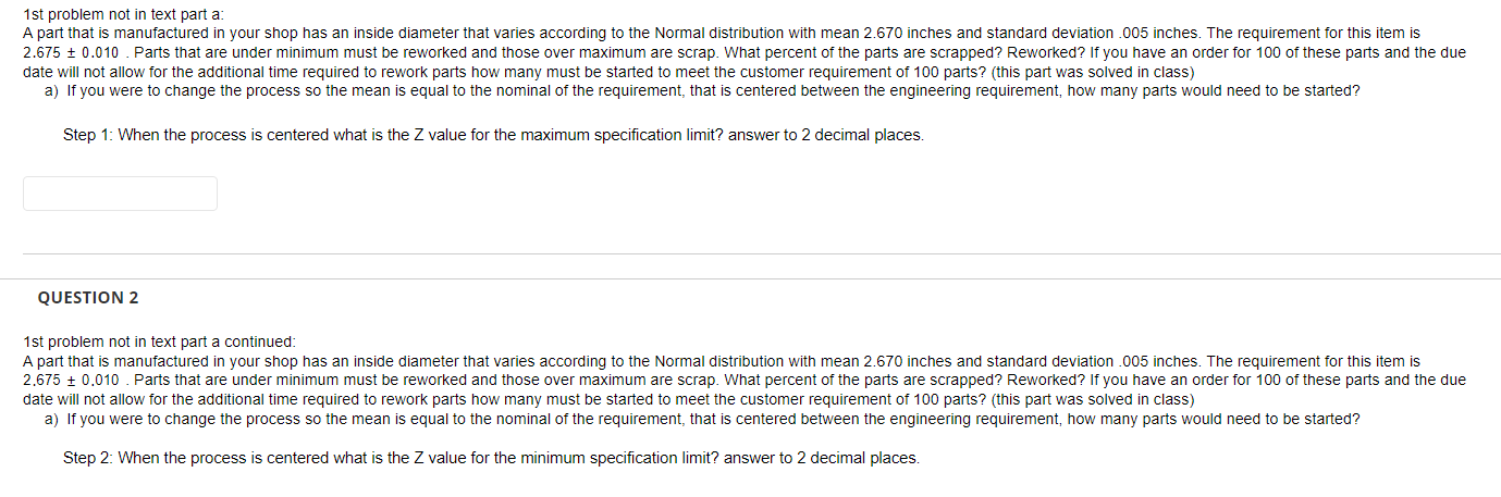 Solved 1st problem not in text part a: date will not allow | Chegg.com