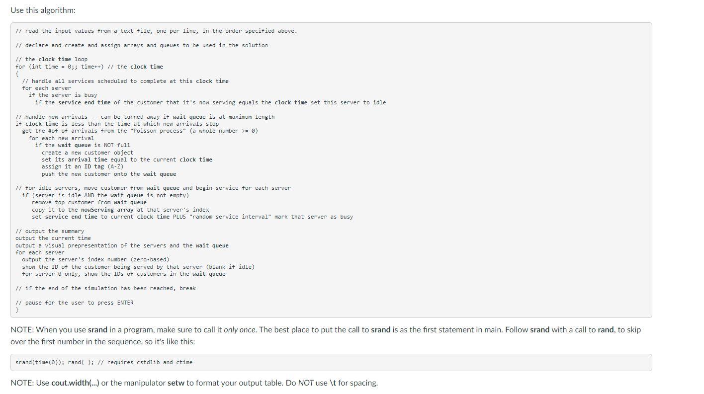 Solved Using your queue template from part 1 , write | Chegg.com Solved Using your queue template from part 1 , write | Chegg.com