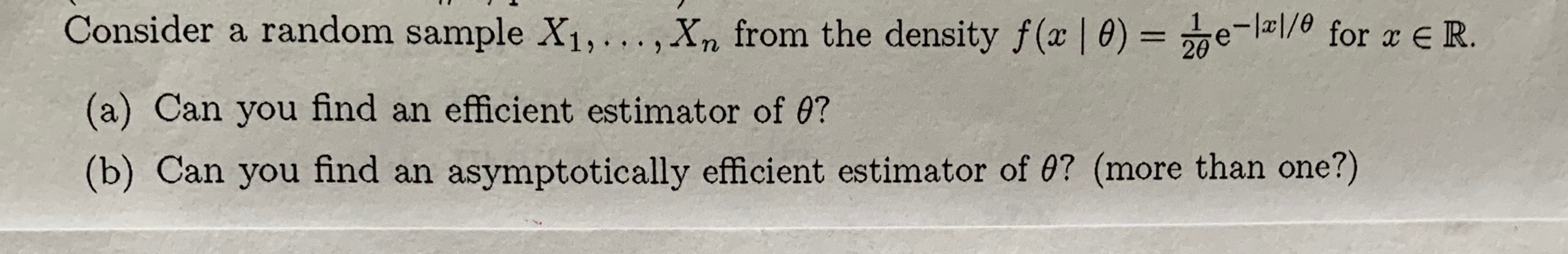 Consider a random sample X1, ... , Xn from the | Chegg.com