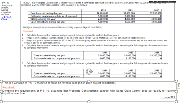P 6-11 ﻿Required:Complete the requirements of P 6–10, | Chegg.com