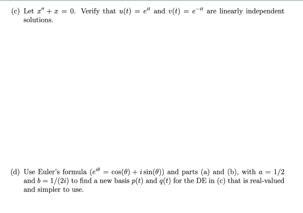 Solved 2. Solution Spaces of Differential Equations Let | Chegg.com