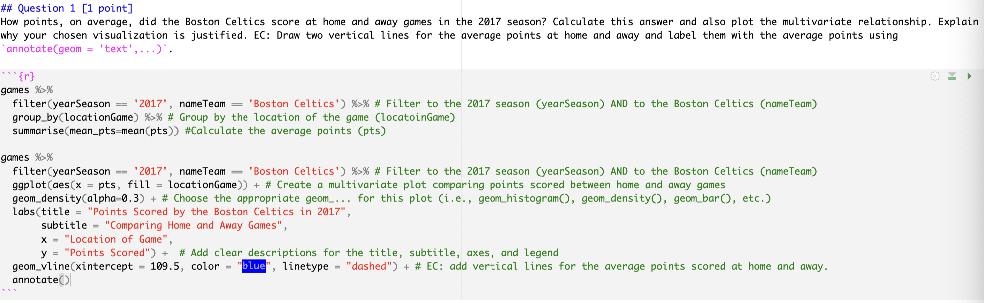 Solved Hey how can I make two average vertical lines in the | Chegg.com
