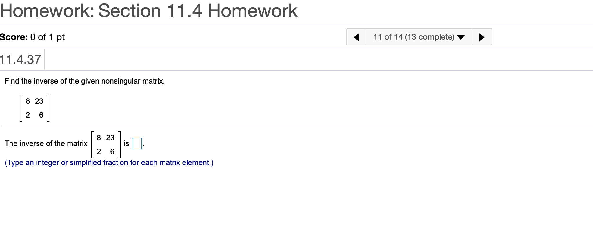 Solved Homework Section 11 4 Homework Score 0 Of 1 Pt 11