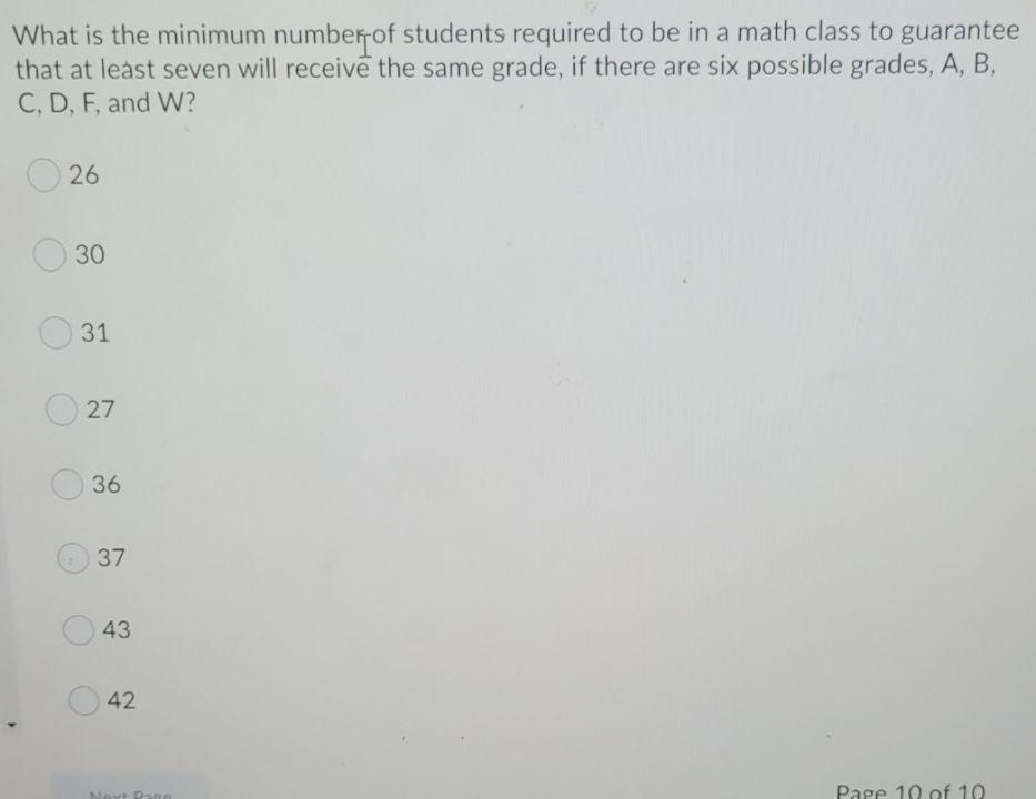 Solved What is the minimum number of students required to be | Chegg.com
