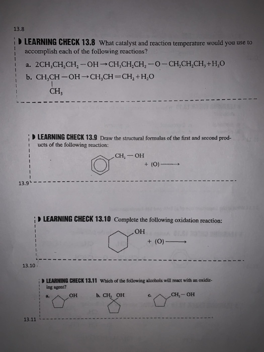 Solved Complete the following Learning Checks from the | Chegg.com