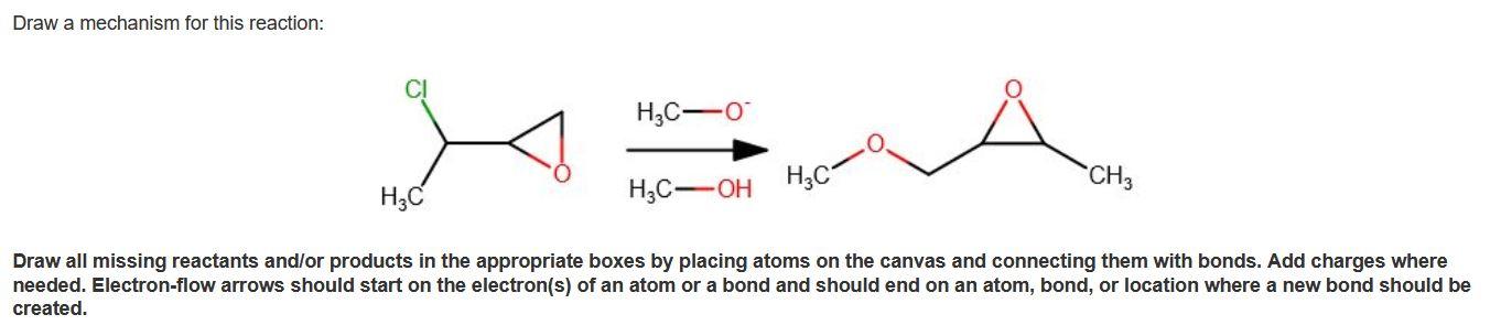 Solved Draw a mechanism for this reaction: H3C- -01 CH3 H,C | Chegg.com