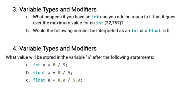 Solved 1. Arduino Language Basics a. What is the setup() | Chegg.com
