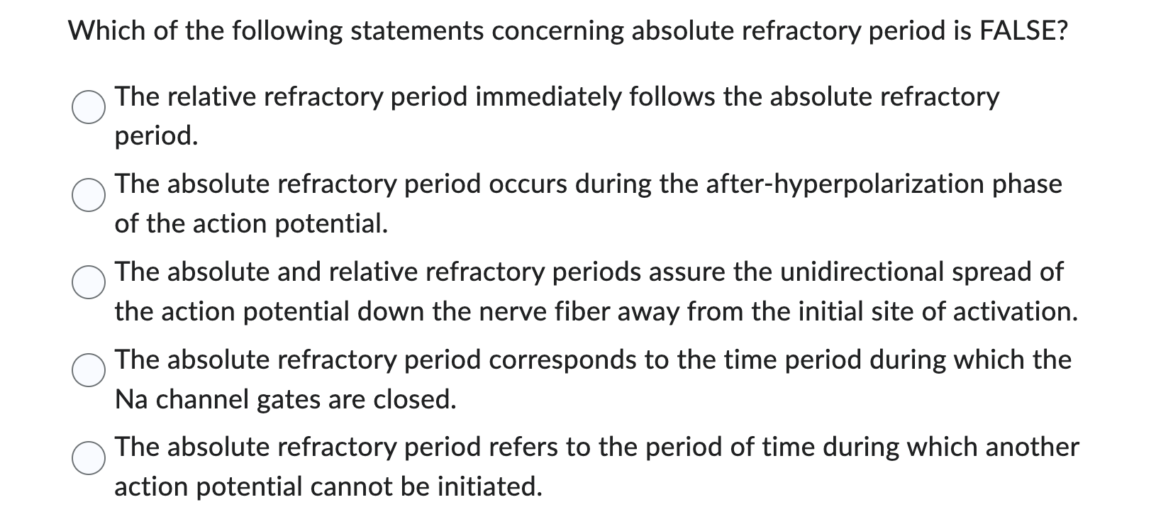 Solved Which of the following statements concerning absolute | Chegg.com