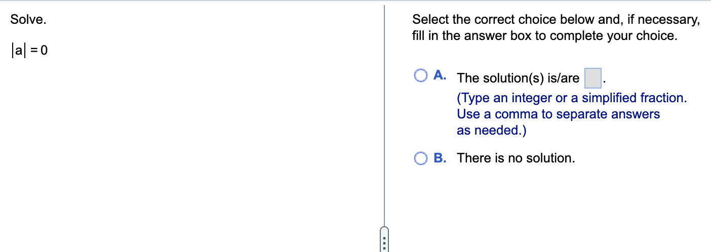 Solved Solve. Select the correct choice below and, if | Chegg.com