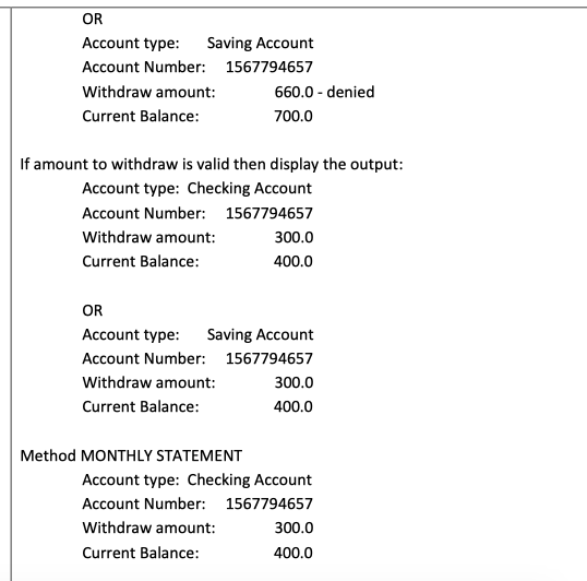 Solved class SavingAccount_yourLastName has account number | Chegg.com