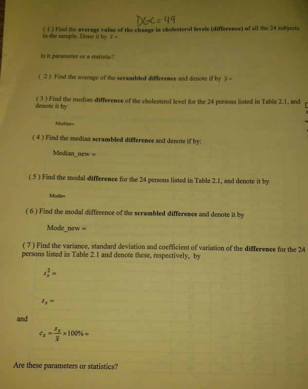 Solved Data generating code (DGC): It consists of first | Chegg.com