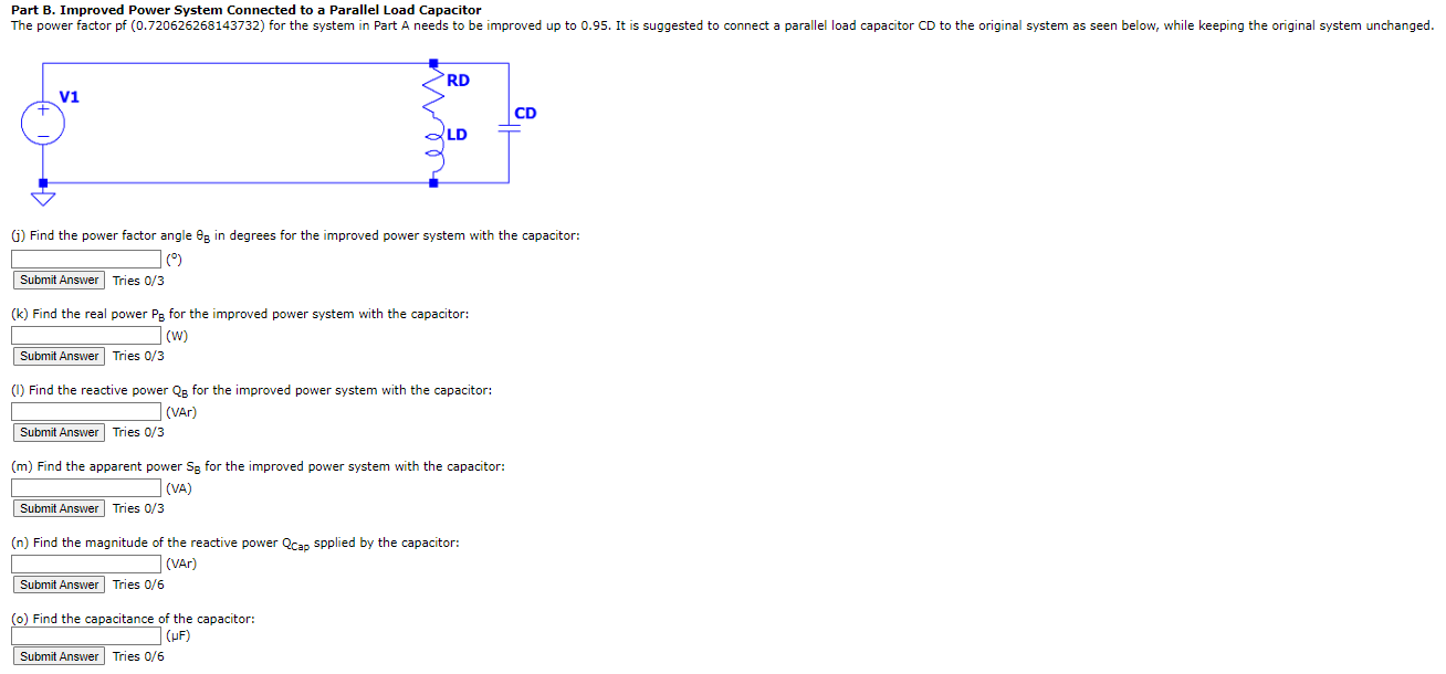 Solved Part A: In a single-phase power system as shown | Chegg.com