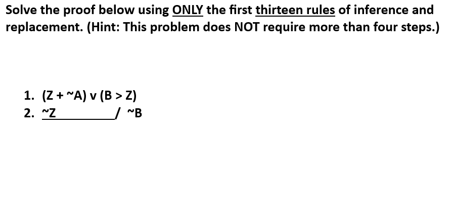 Solved PLEASE HELP WITH THIS LOGIC PROOF ASAP!! Also please | Chegg.com