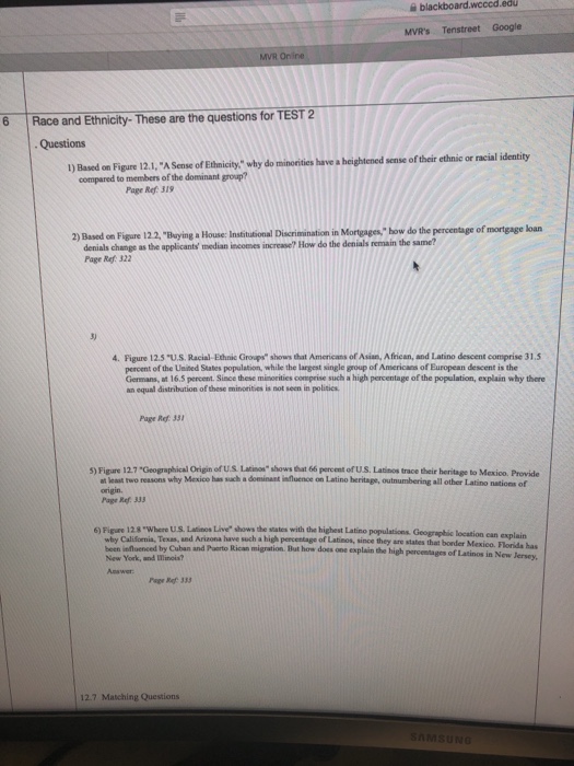 MVR's Tenstreet Google MVR 6 Race and Ethnicity- | Chegg.com