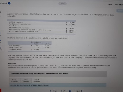How to figure the beginning work in process and the | Chegg.com