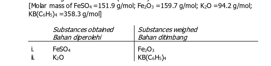 Solved a. Calculate the gravimetric factors for: 6 marks) | Chegg.com