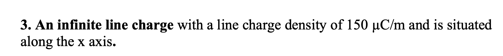 3. An infinite line charge with a line charge density | Chegg.com