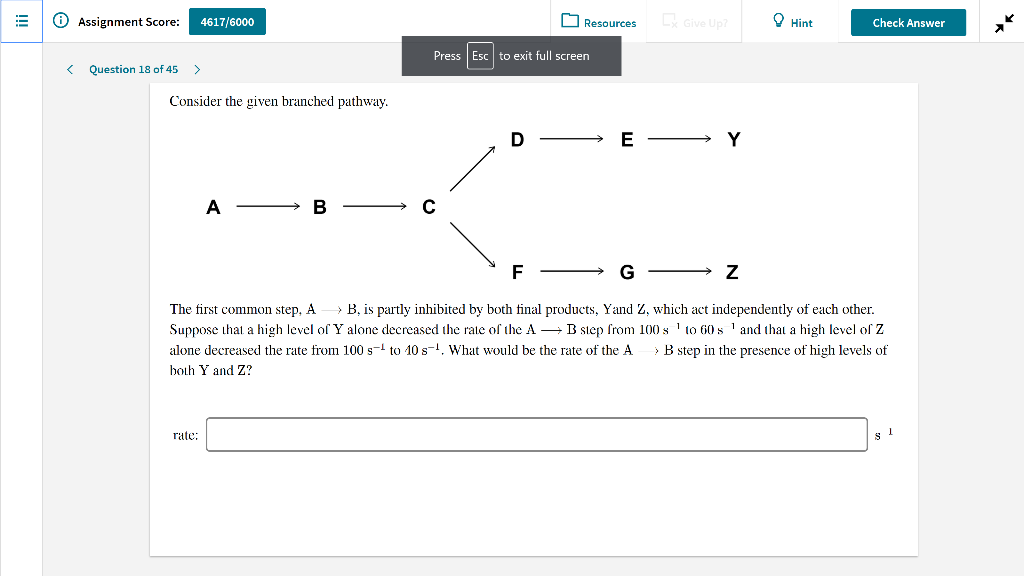 Solved Assignment Score: 4617/6000 [ Give Up? Hint Check | Chegg.com