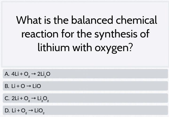 Solved What is the balanced chemical reaction for the | Chegg.com