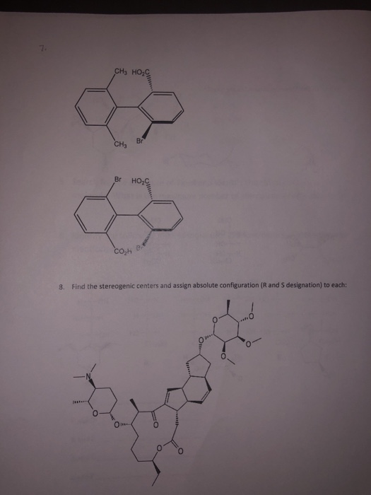 Solved STEREOCHEMISTRY Exercise, using Molecular Models) 1. | Chegg.com