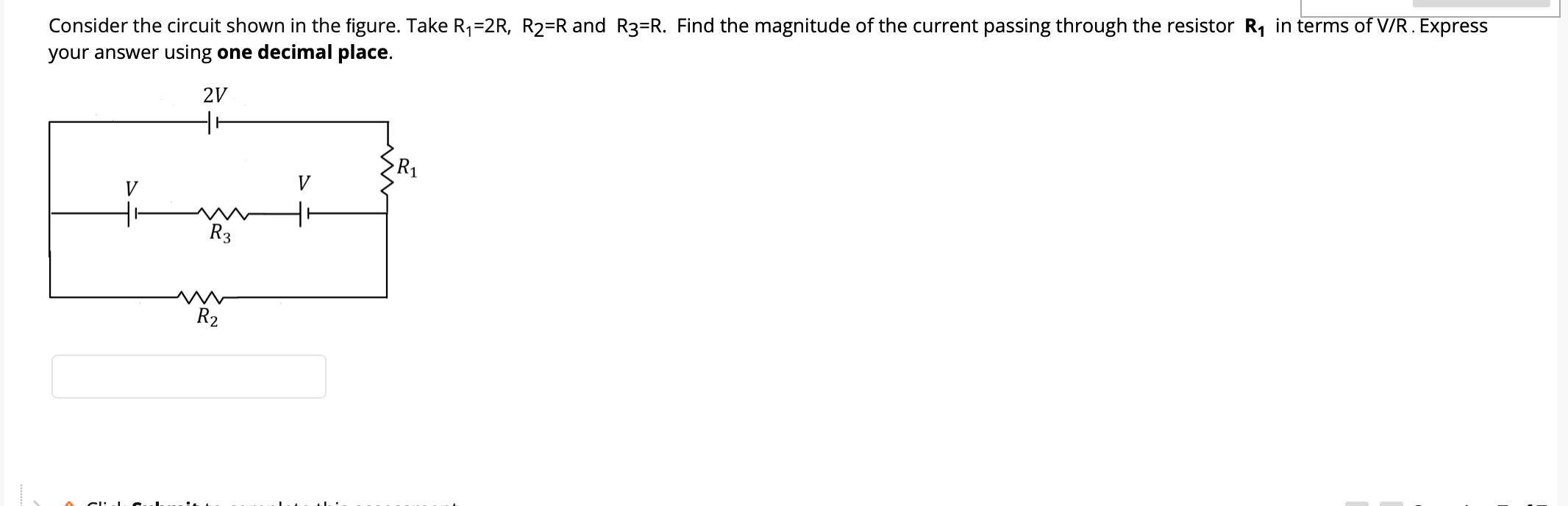 Solved Consider the circuit shown in the figure. Take Ry=2R, | Chegg.com