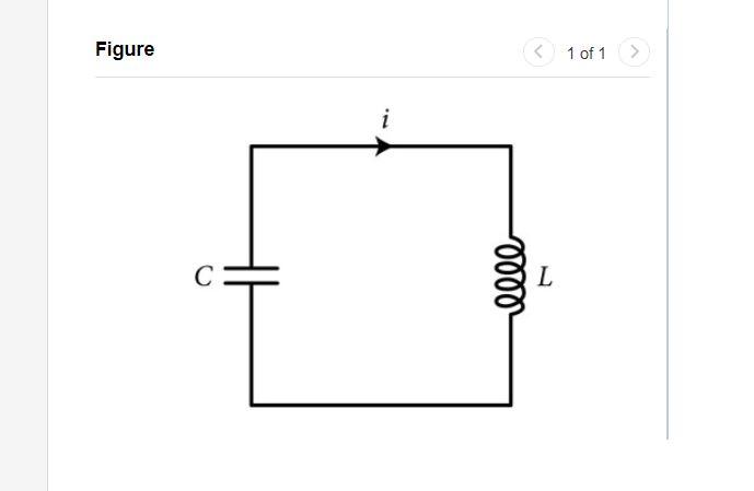 Solved Figure 1 of 1 0000 L Consider the LC circuit shown | Chegg.com